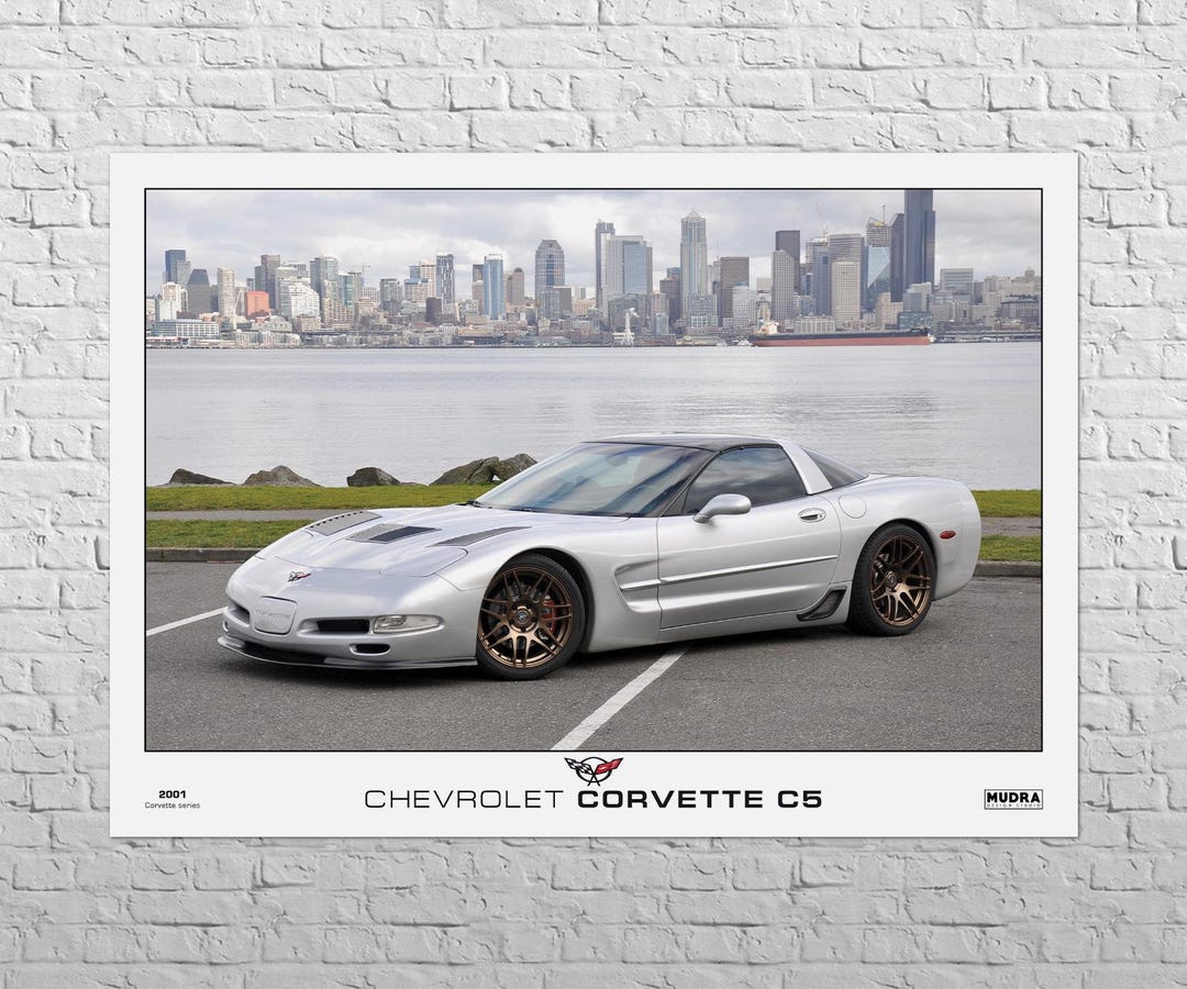 Poster Chevrolet Corvette C5 | 33x24" A1 Big Size | Auto Wall Decor - Etsy