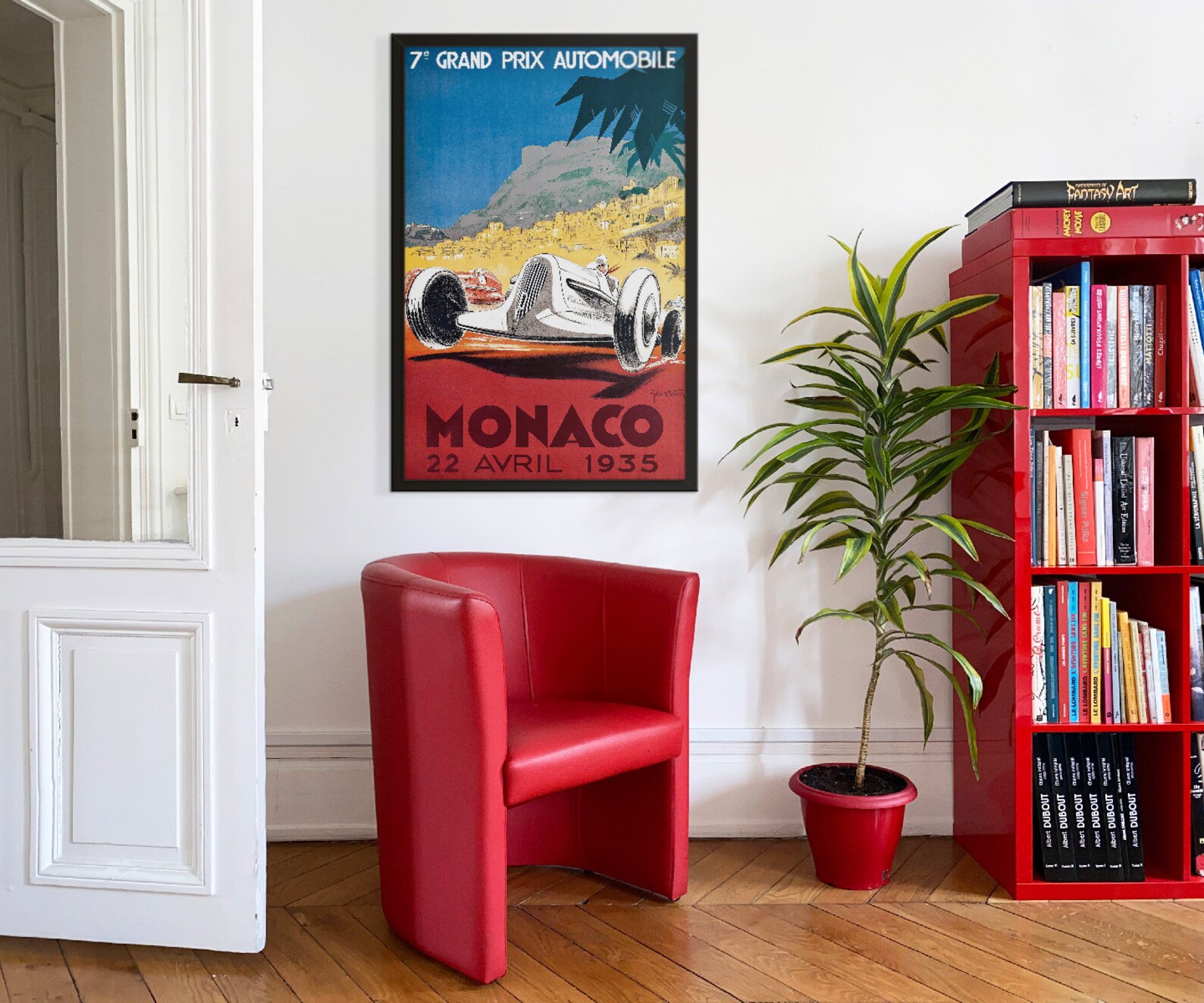 Poster Monaco, 1935 | 22x33" Big Size | Old Racing Car - Etsy