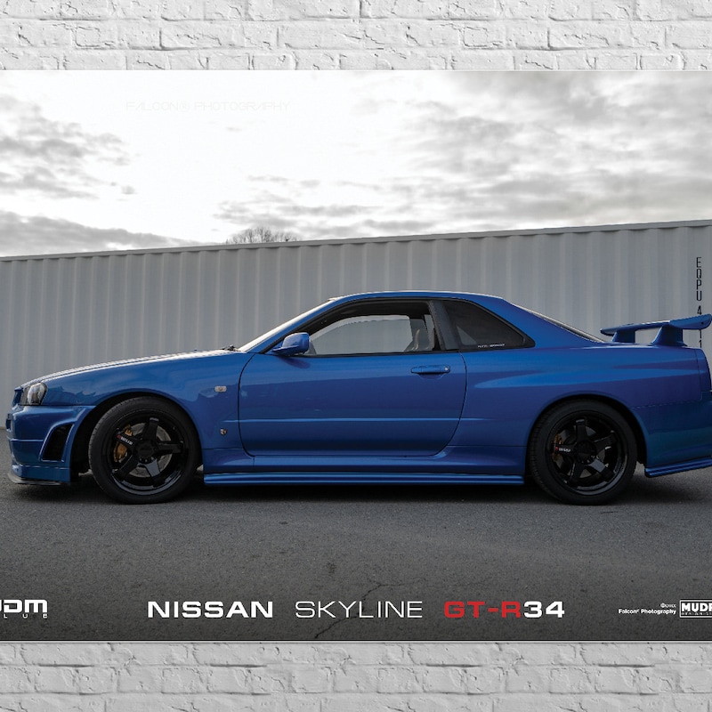 Nissan Gtr R34 Poster - Etsy
