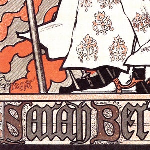 Poster Joan of Arc, 1890 Big Size A1 Old Theater Affiche - Etsy