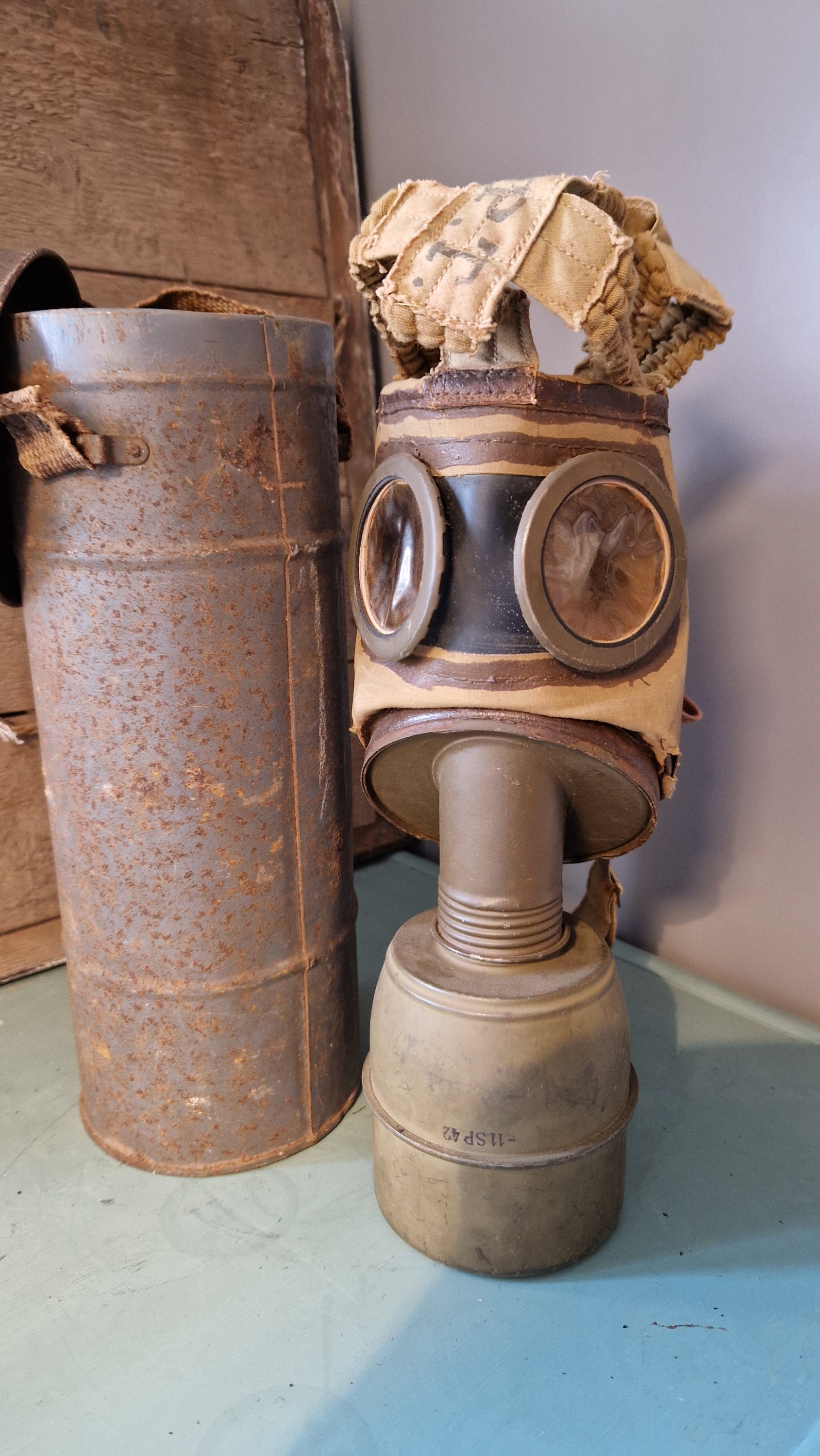 Genuine French WW2 Gas Mask Dated 1940. - Etsy