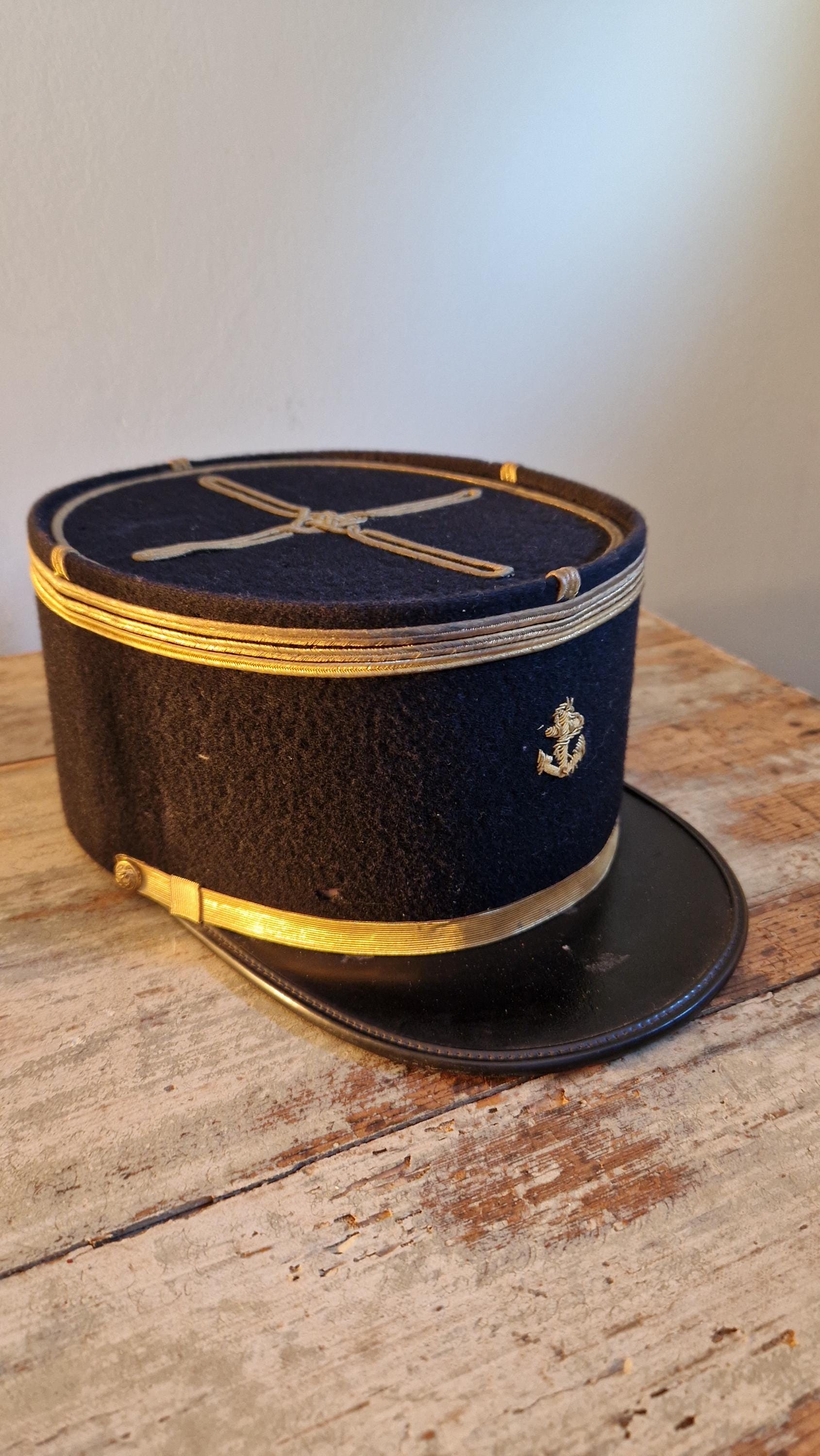 Antique French Military Officer Naval Kepi. - Etsy