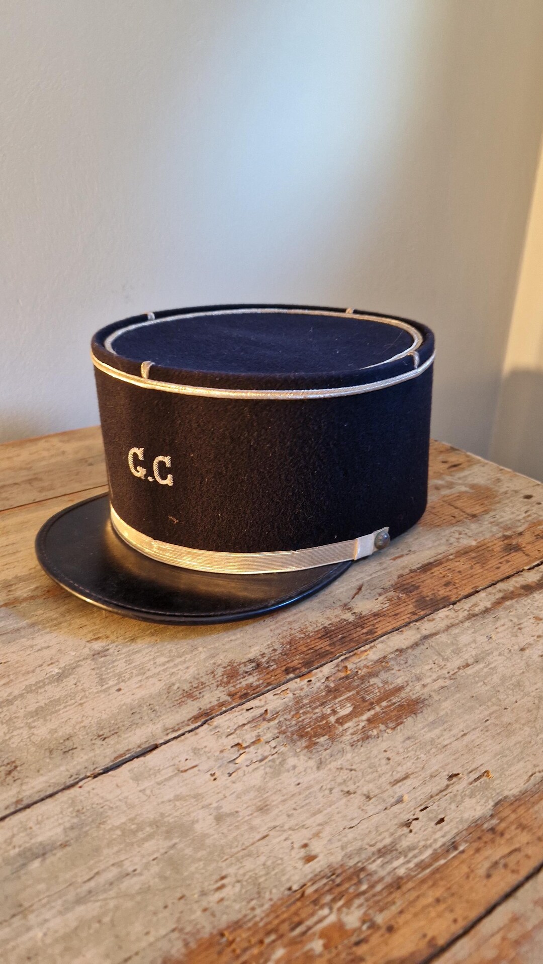 Vintage French Gendarme Kepi Hat. - Etsy