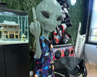 Paul the Alien 3D Printed Figure, Gamer Room Design, Gift for Gamers ...