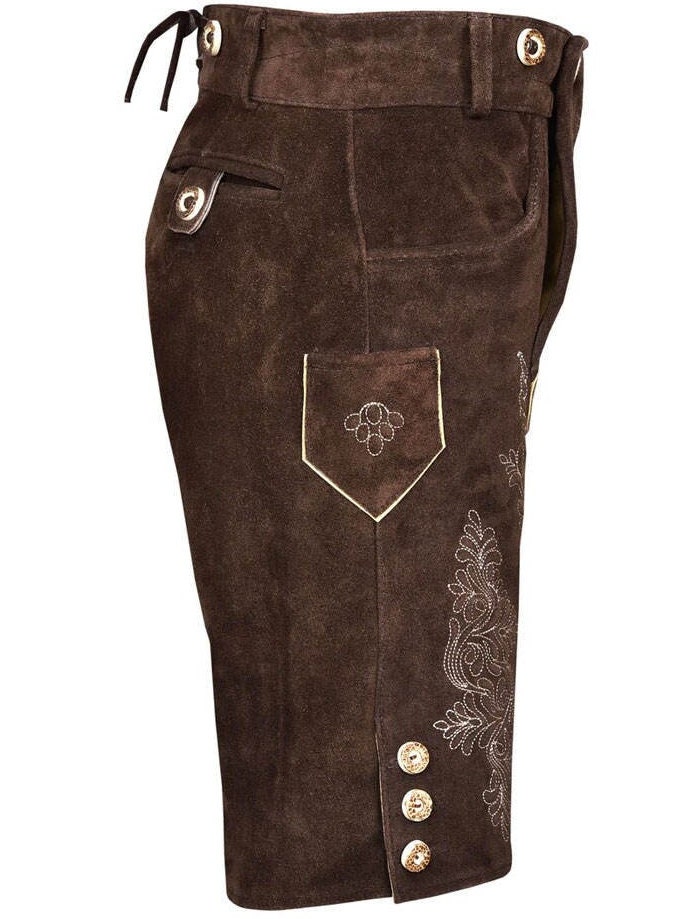 Lederhosen Men, Austrian Style Lederhosen Shorts, Oktoberfest, Bavarian ...