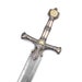 Hand Forged Damascus Steel King Solomon Sword: Medieval Crusader Knight ...