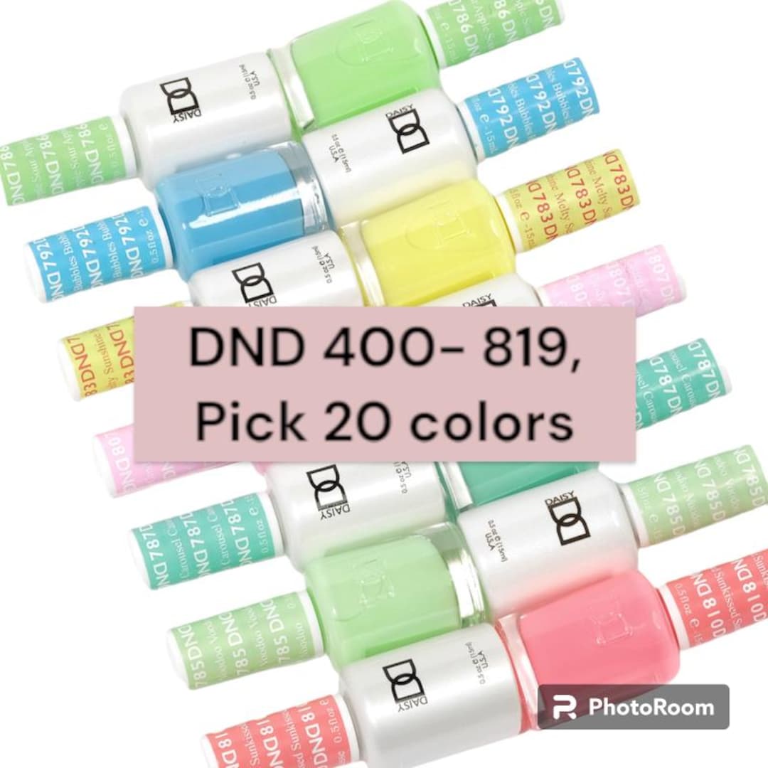 DND or DC GEL 400 to 819 or 1 to 326 Collection - Pick Your 20 Colors ...