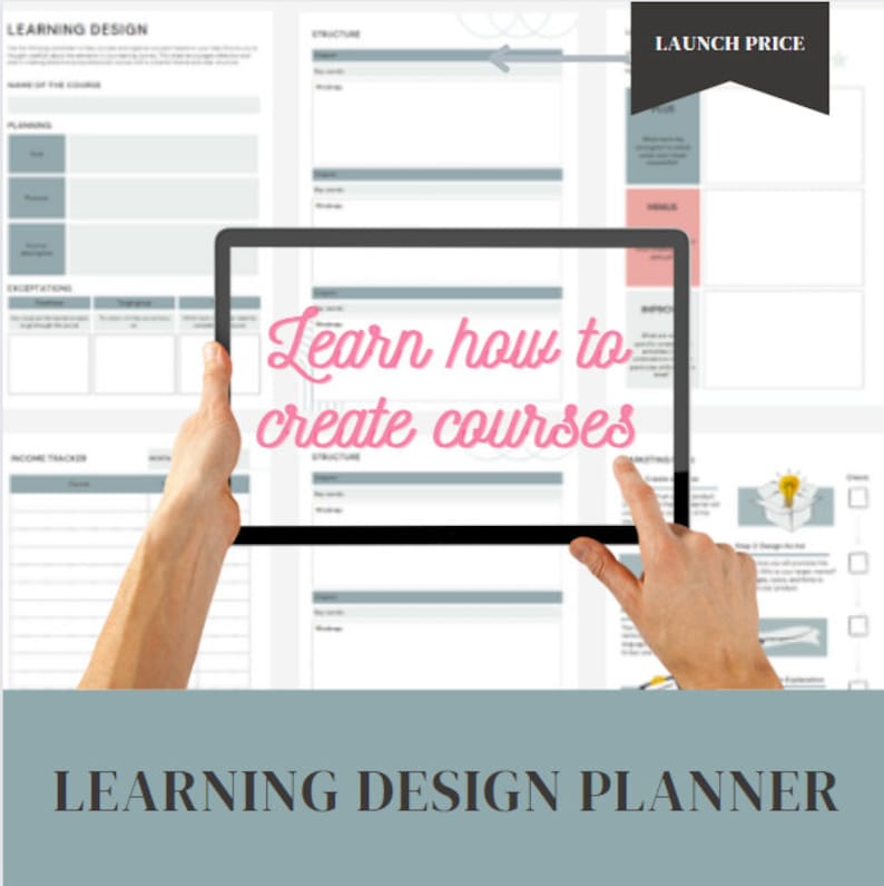 Course Design Planner - Etsy