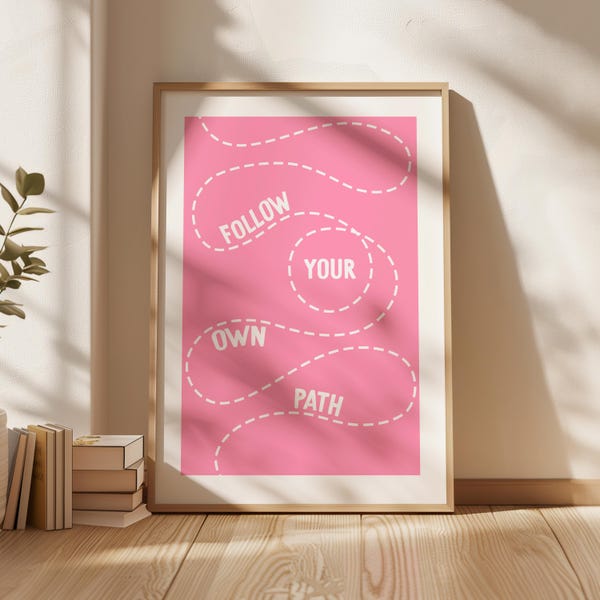 Follow Your Own Path - Etsy