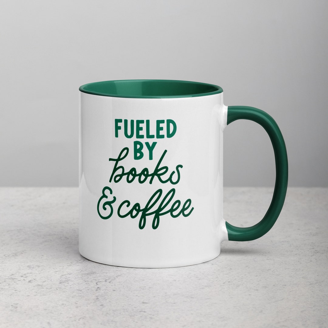 Reading Mug – Fueled by Books & Coffee – Literary Mug for Bookworms ...