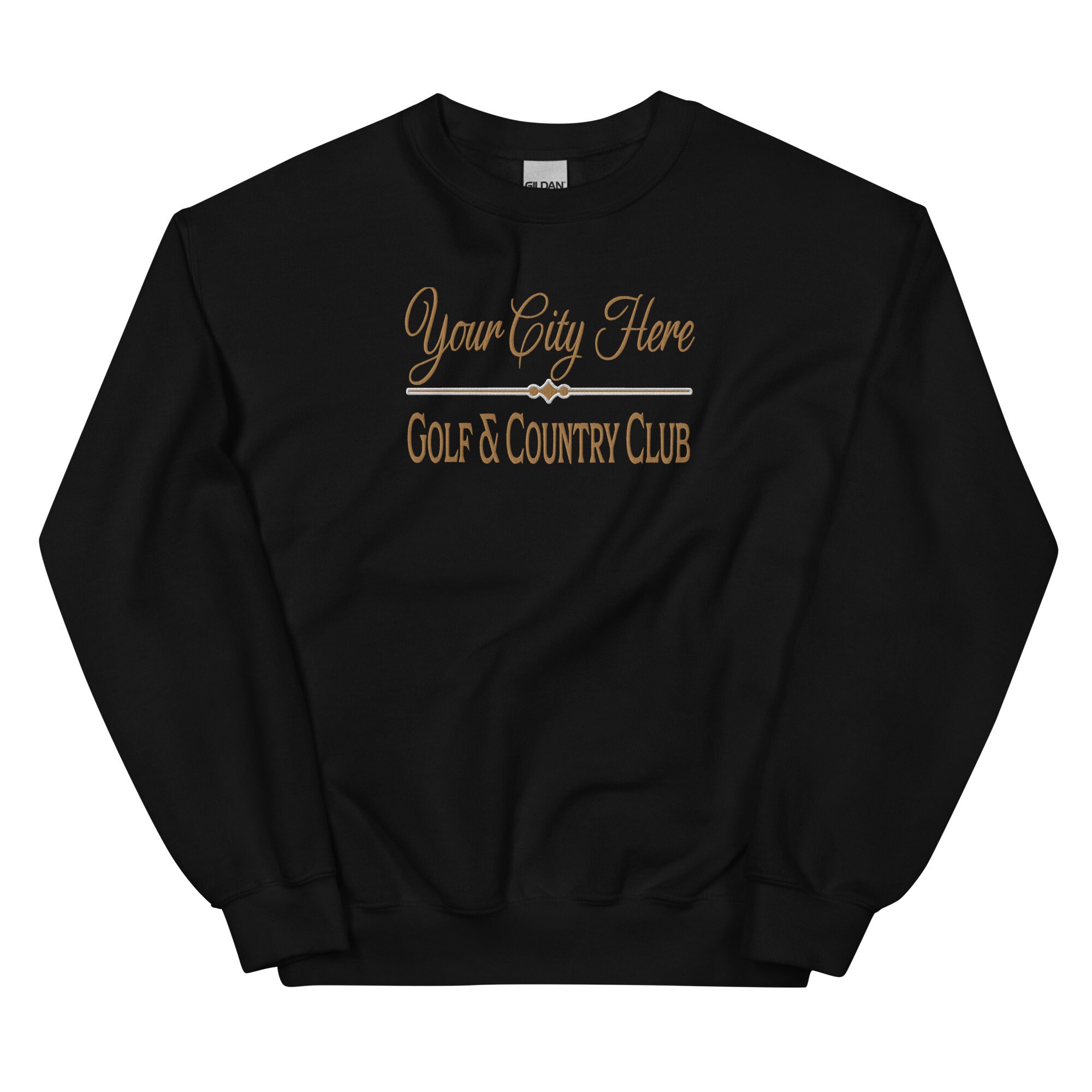 Embroidered Golf Crewneck Sweatshirt for Golf Bachelorette Country Club ...