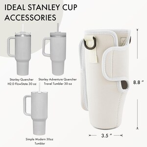 Embroidered Patch Stanley Cup Accessory for Stanley Carrier With Phone ...