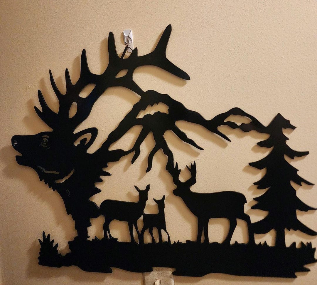 Elk Wall Art - Etsy