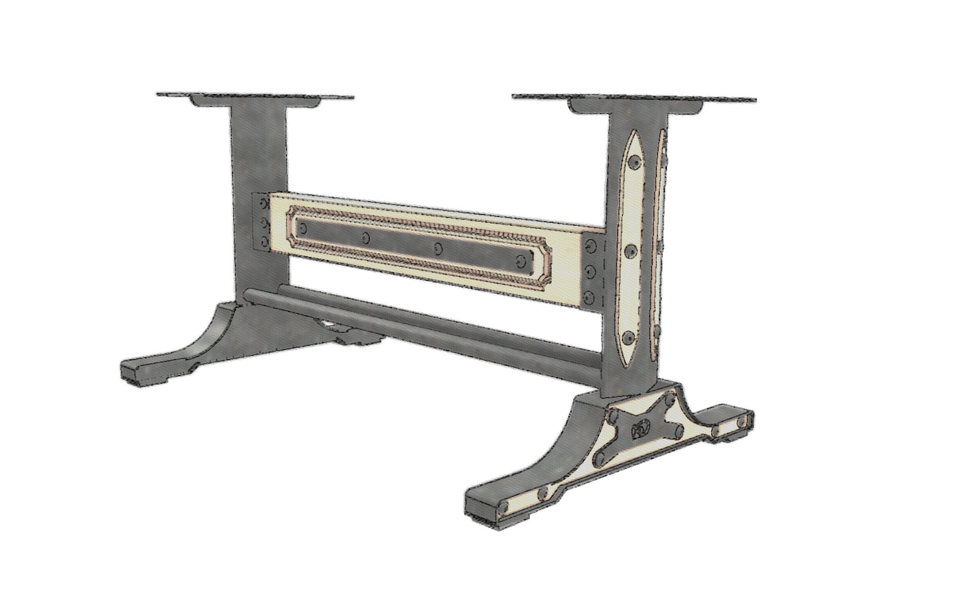 STEAMER TABLE LEGS (digital Only) - Etsy