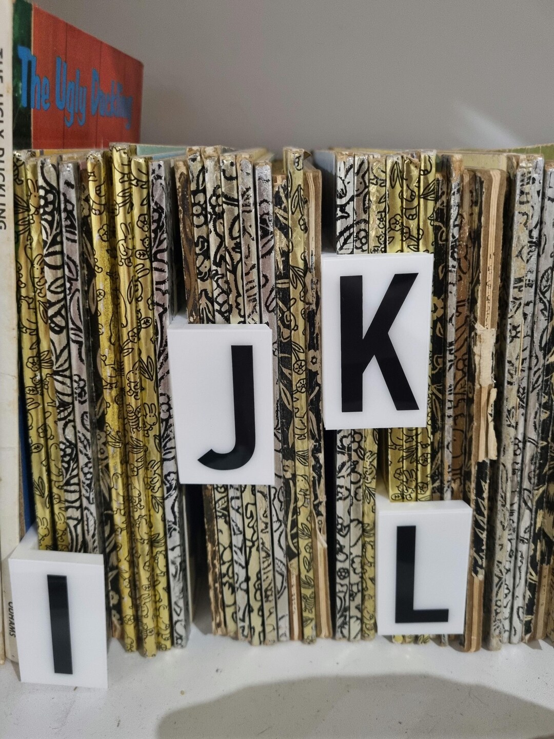 Bookshelf Letter Label Organisers for Library - Etsy