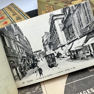 Early 1900s French Post Cards Album / COMPLETE NOS UNUSED / Edwardian ...