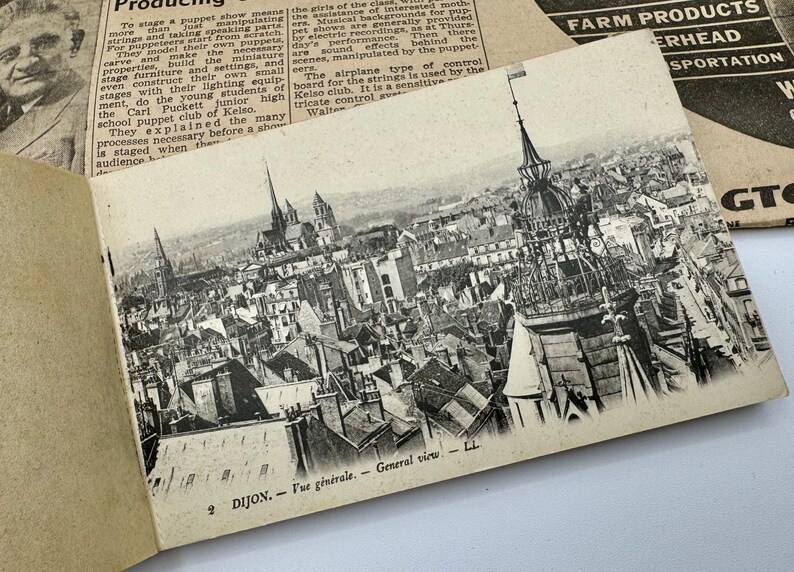 Early 1900s French Post Cards Album / COMPLETE NOS UNUSED / Edwardian ...