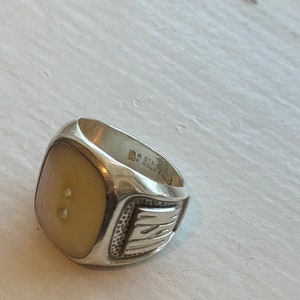 Vintage Sterling Silver WWII USN Ring 10k Gold Filled - Etsy