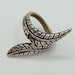 Vintage Native American Signed Feather Wrap Sterling Silver Ring - Etsy