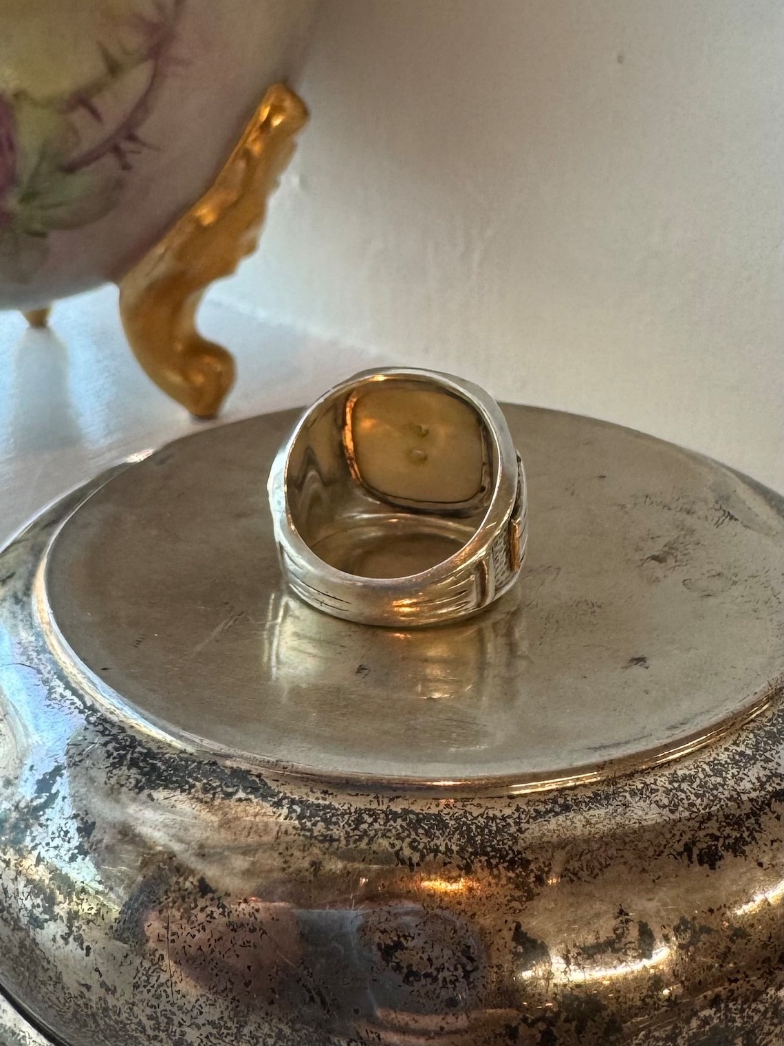 Vintage Sterling Silver WWII USN Ring 10k Gold Filled - Etsy
