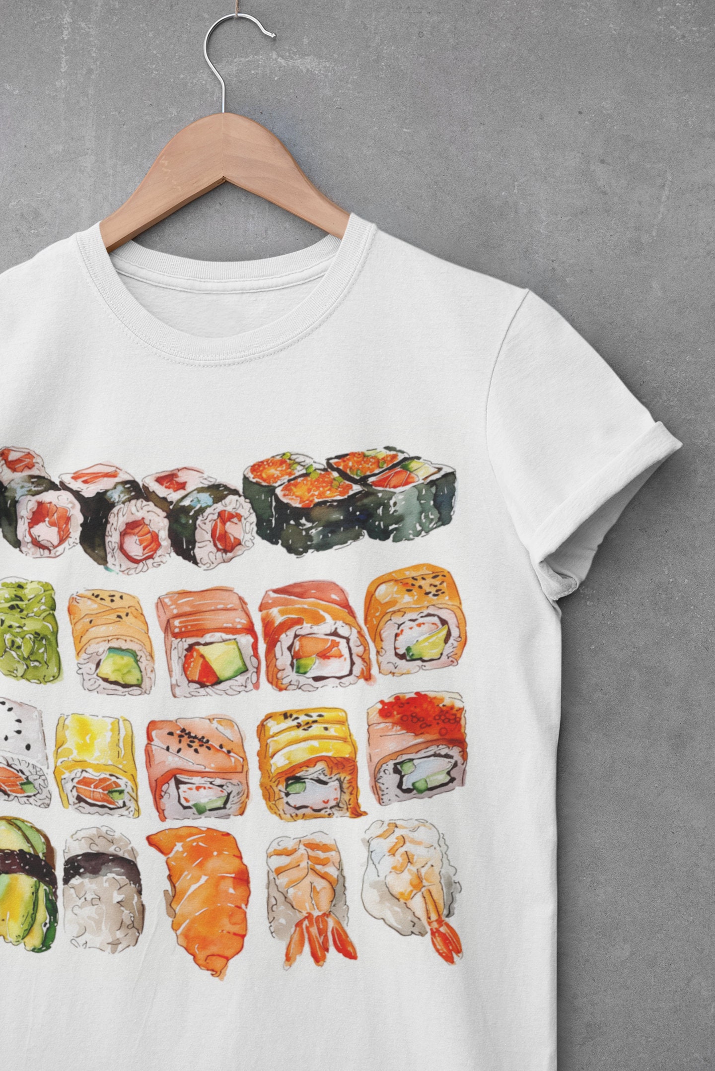 Sushi Shirt, Kawaii Sushi, Sushi Gift, Sushi Lover Shirt, Sushi Lover ...