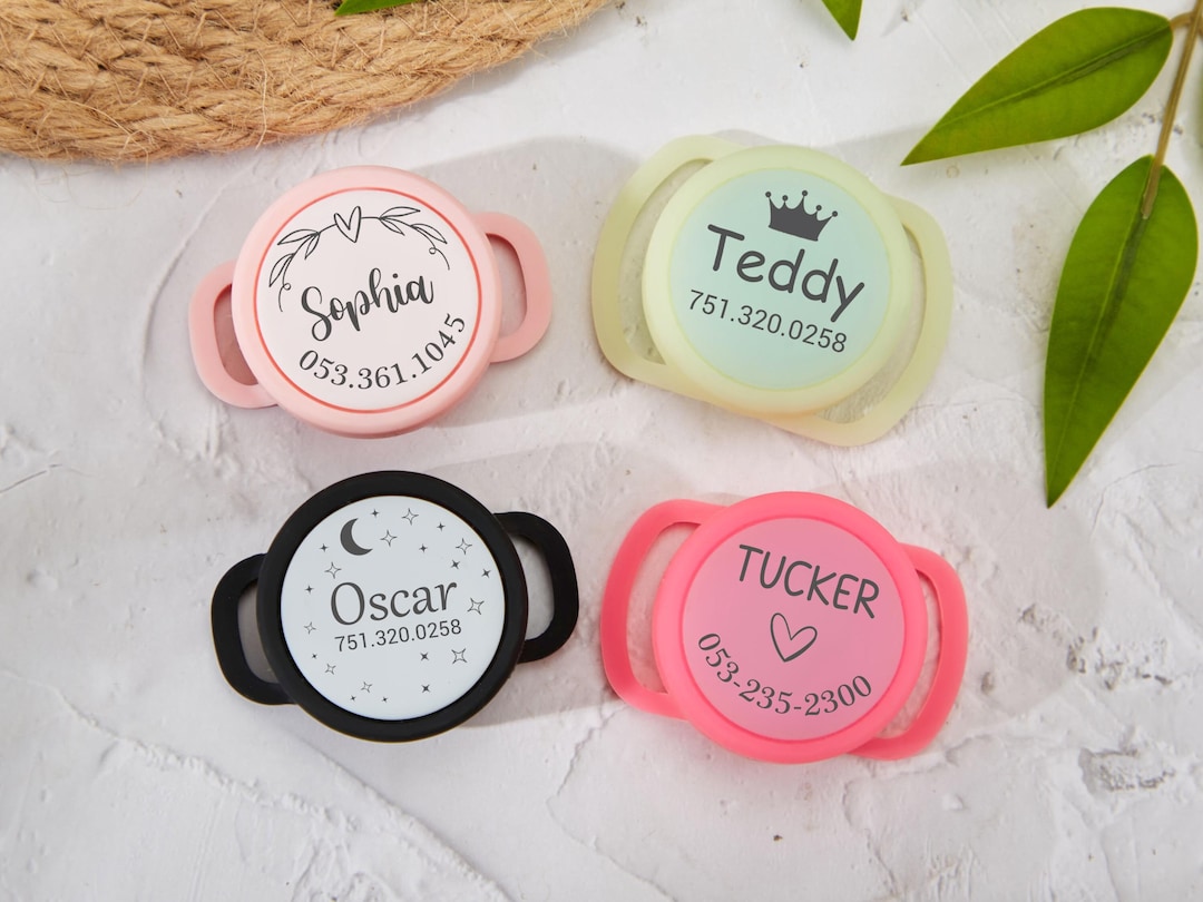 Custom Pet AirTag Collar Holder AirTag Cat Collar Silicone Silent ...