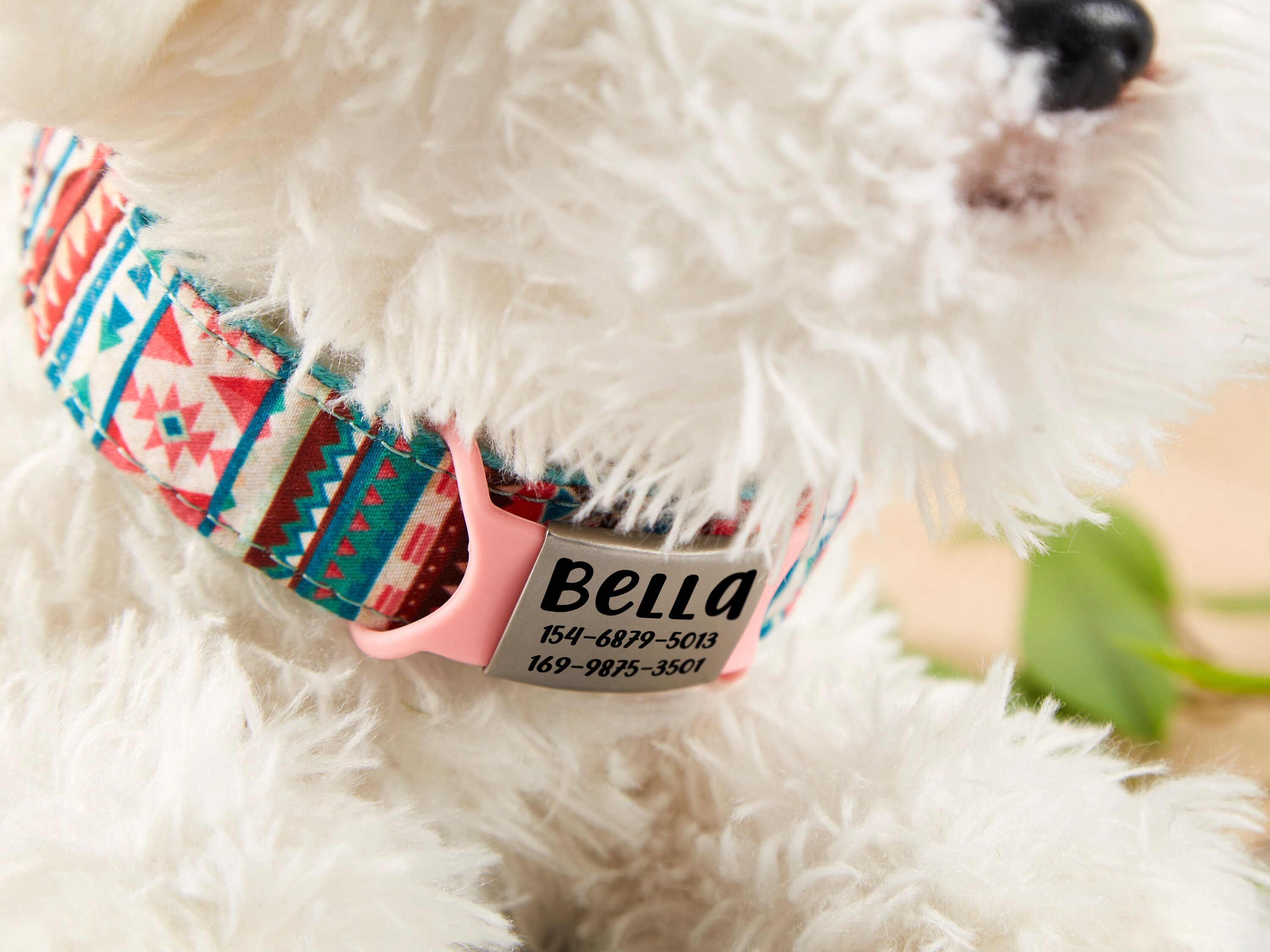 Slide on Dog Tag Personalized,silent Dog Collar Tag,silicone Dog Tag ...