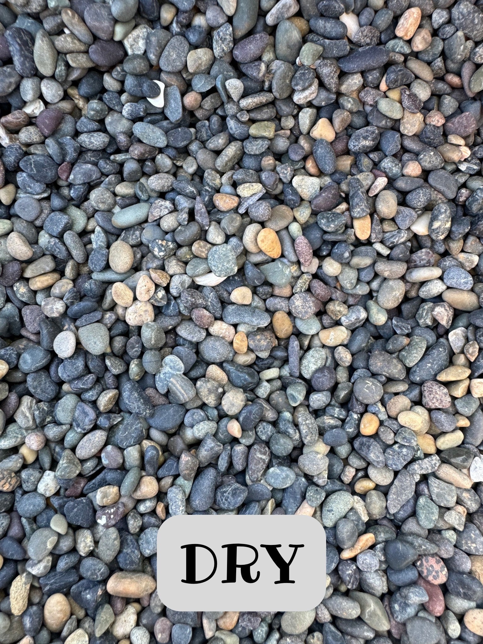 Natural Hand Picked Mixed Mexican Beach Pebbles, 1/8"-1/4", Decorative ...