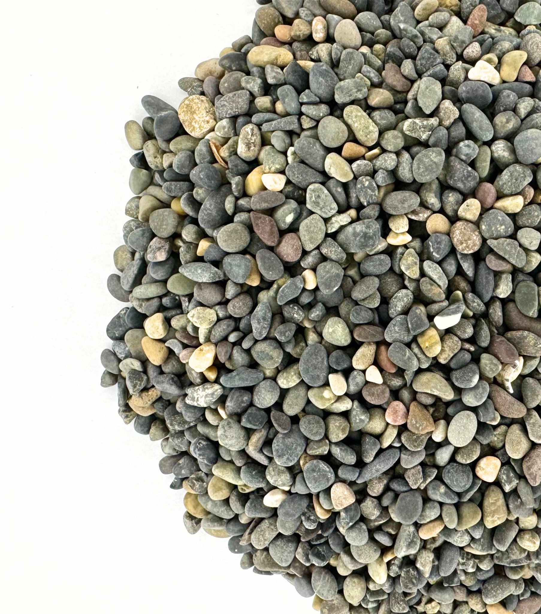 Natural Hand Picked Mixed Mexican Beach Pebbles, 1/8"-1/4", Decorative ...
