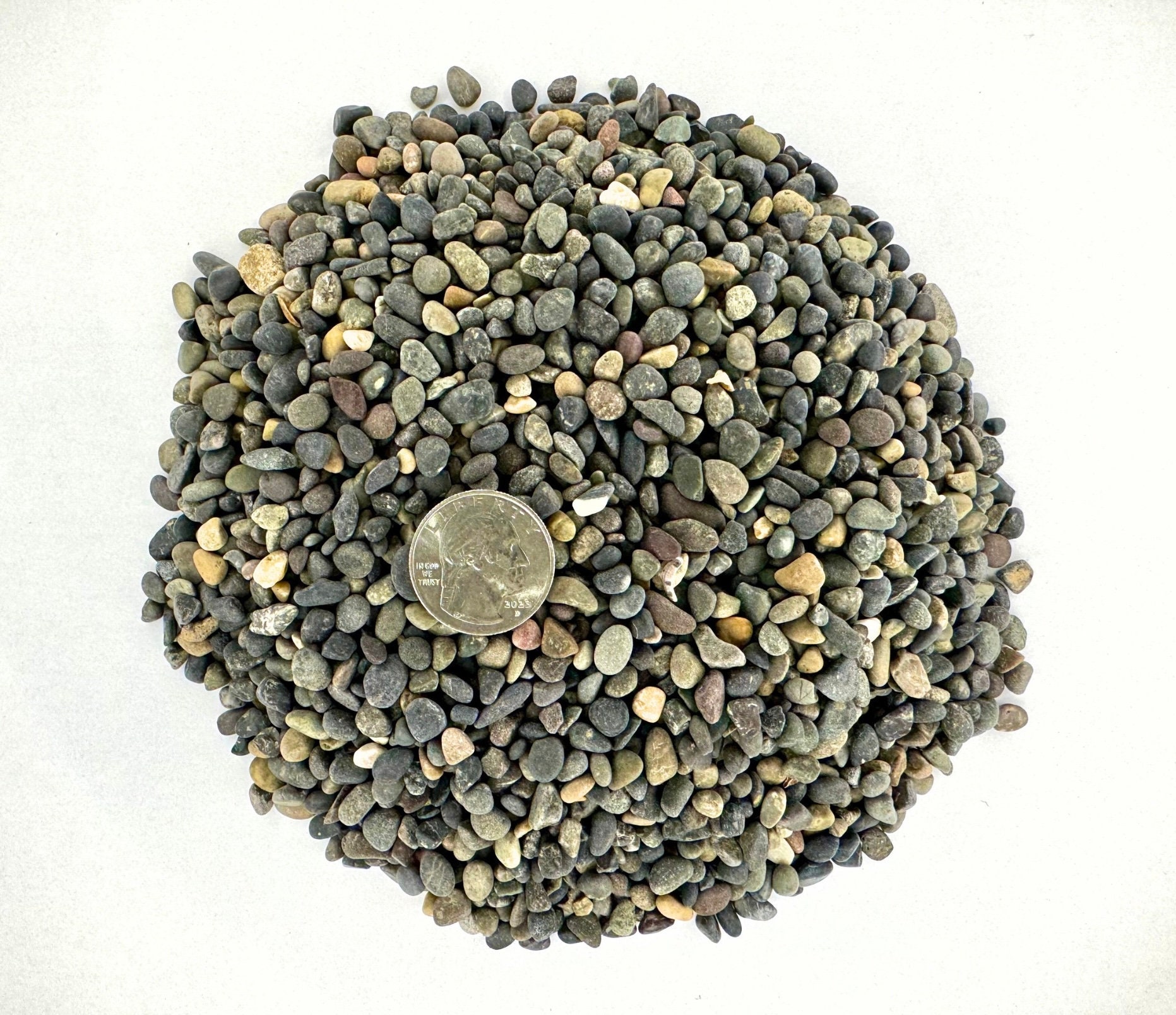Natural Hand Picked Mixed Mexican Beach Pebbles, 1/8"-1/4", Decorative ...