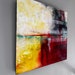 Burn / 2x2 Foot Original Acrylic Painting on Framed Canvas - Etsy
