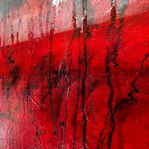 Burn / 2x2 Foot Original Acrylic Painting on Framed Canvas - Etsy