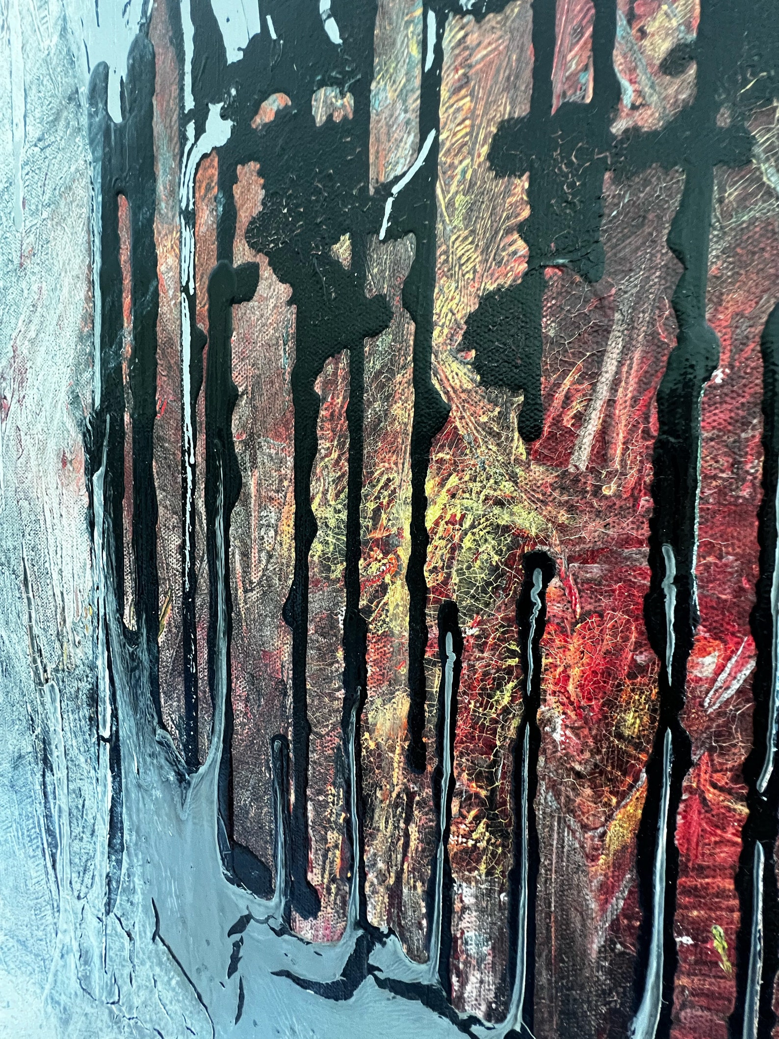 Distraction / Original Abstract Painting / 40"x30" - Etsy