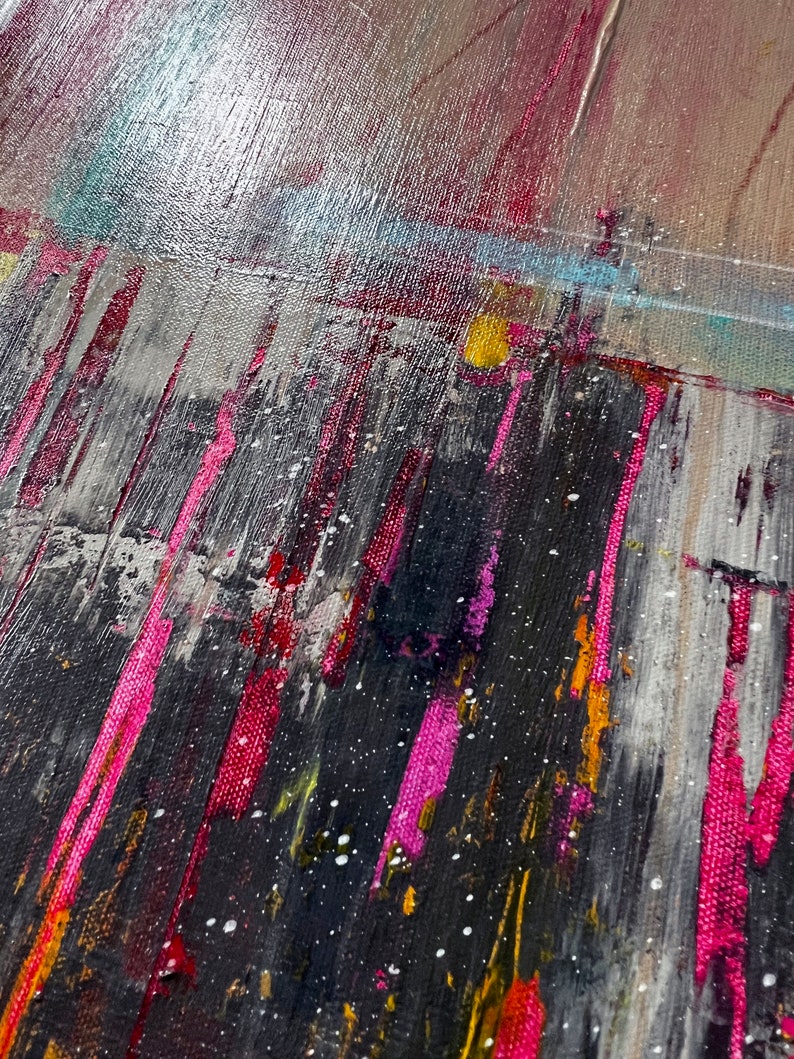 Seen / 2x3 Foot Original Acrylic Abstract Painting - Etsy