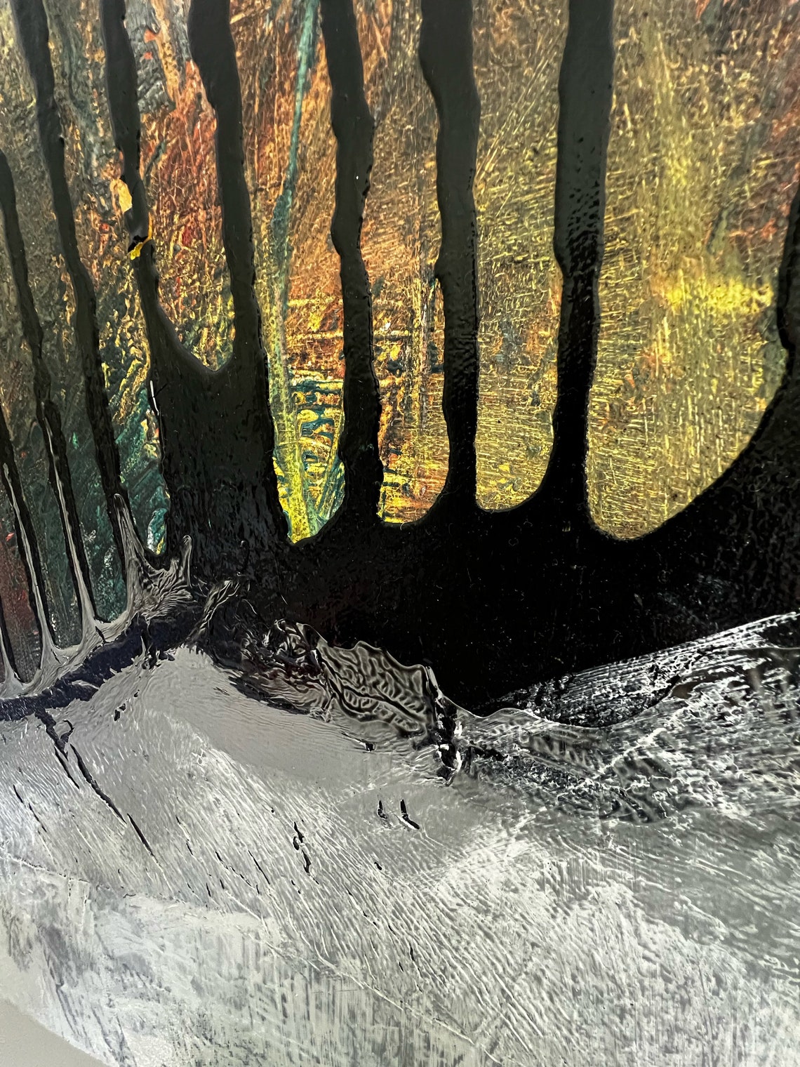 Distraction / Original Abstract Painting / 40"x30" - Etsy