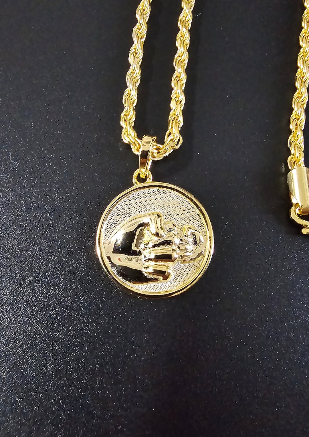 Father and Son Pendant and Chain (.925 Silver) - Etsy