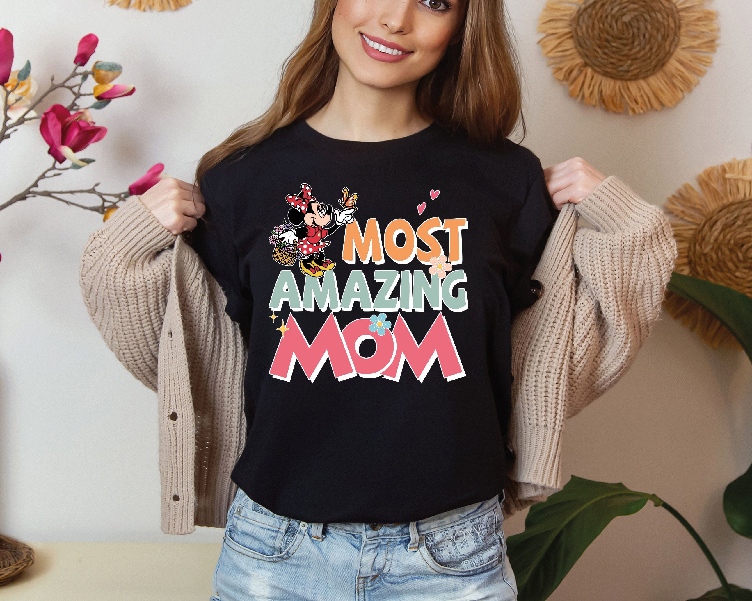 Most Amazing Mom Shirt, Disney Mom Life Tee, Disney Mama Shirt, Minnie ...