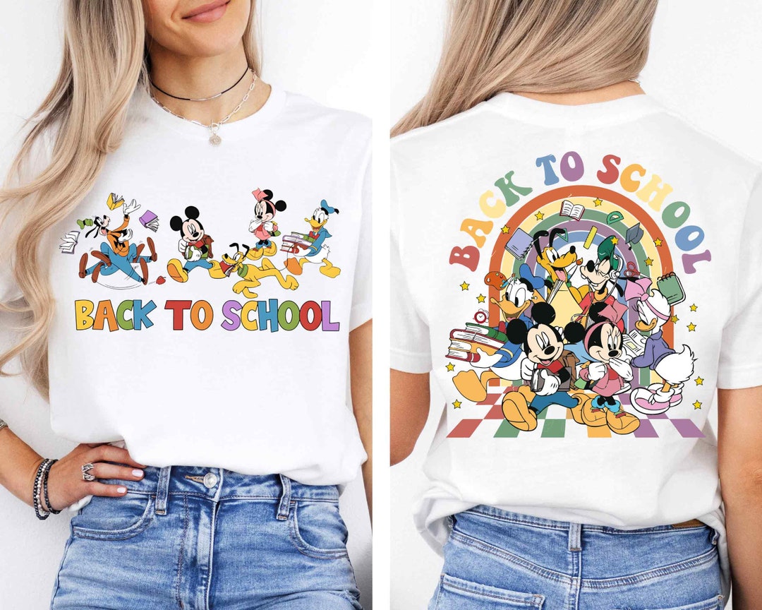Back to School Mickey & Co Shirt, Disneyland 1st Grade Shirt, School ...