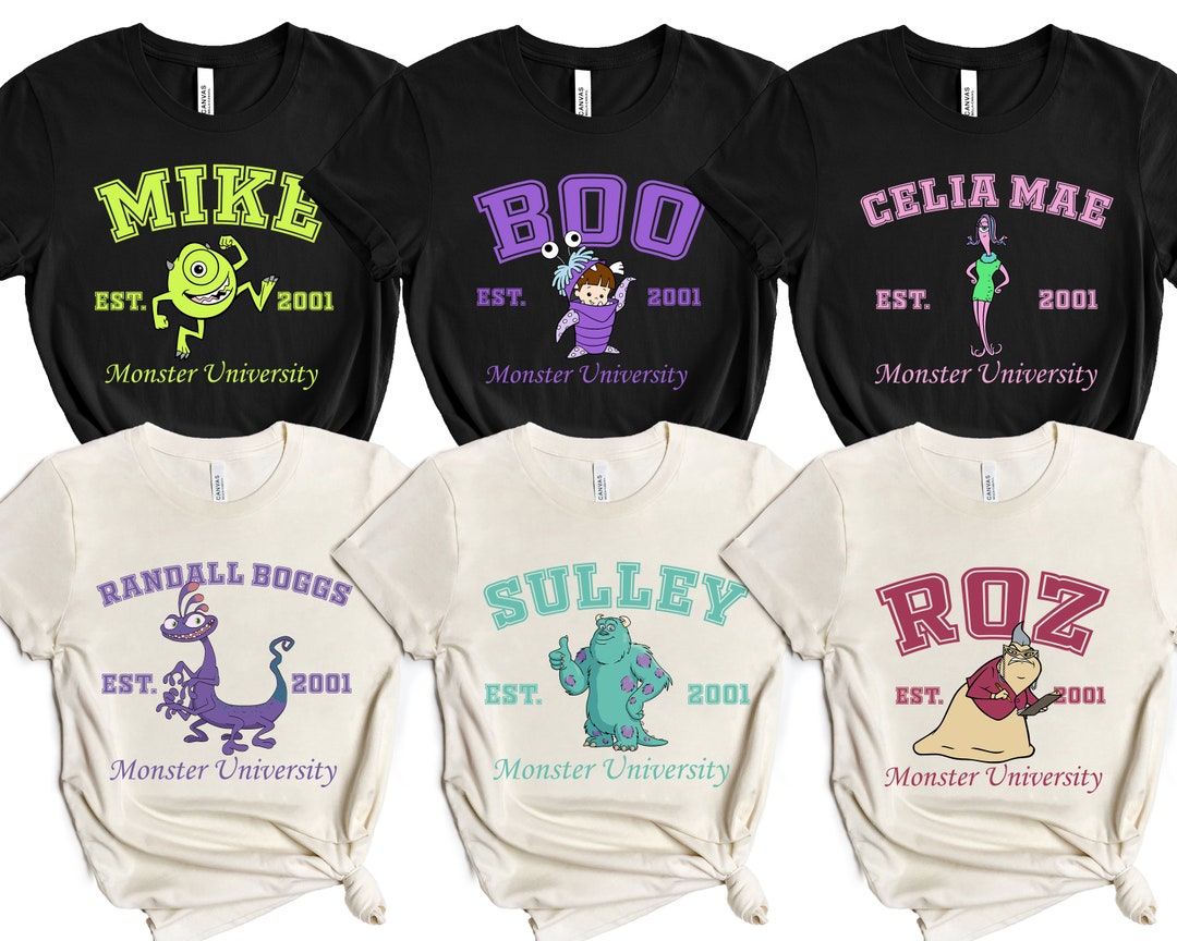 Disney Monsters Inc Shirts, Monsters Group Matching Shirt, Monster Inc ...