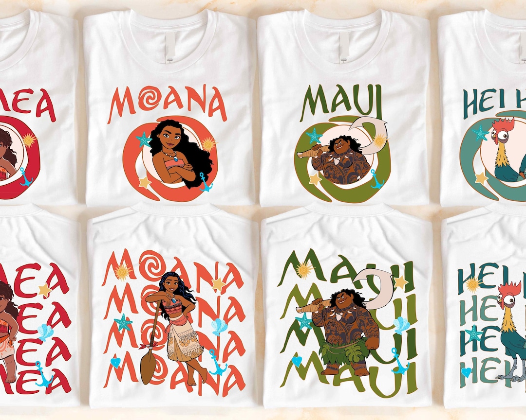 Disney Moana Shirt, Hei Hei Shirt, Moana Pua Shirt, Maui Shirt, Moana ...
