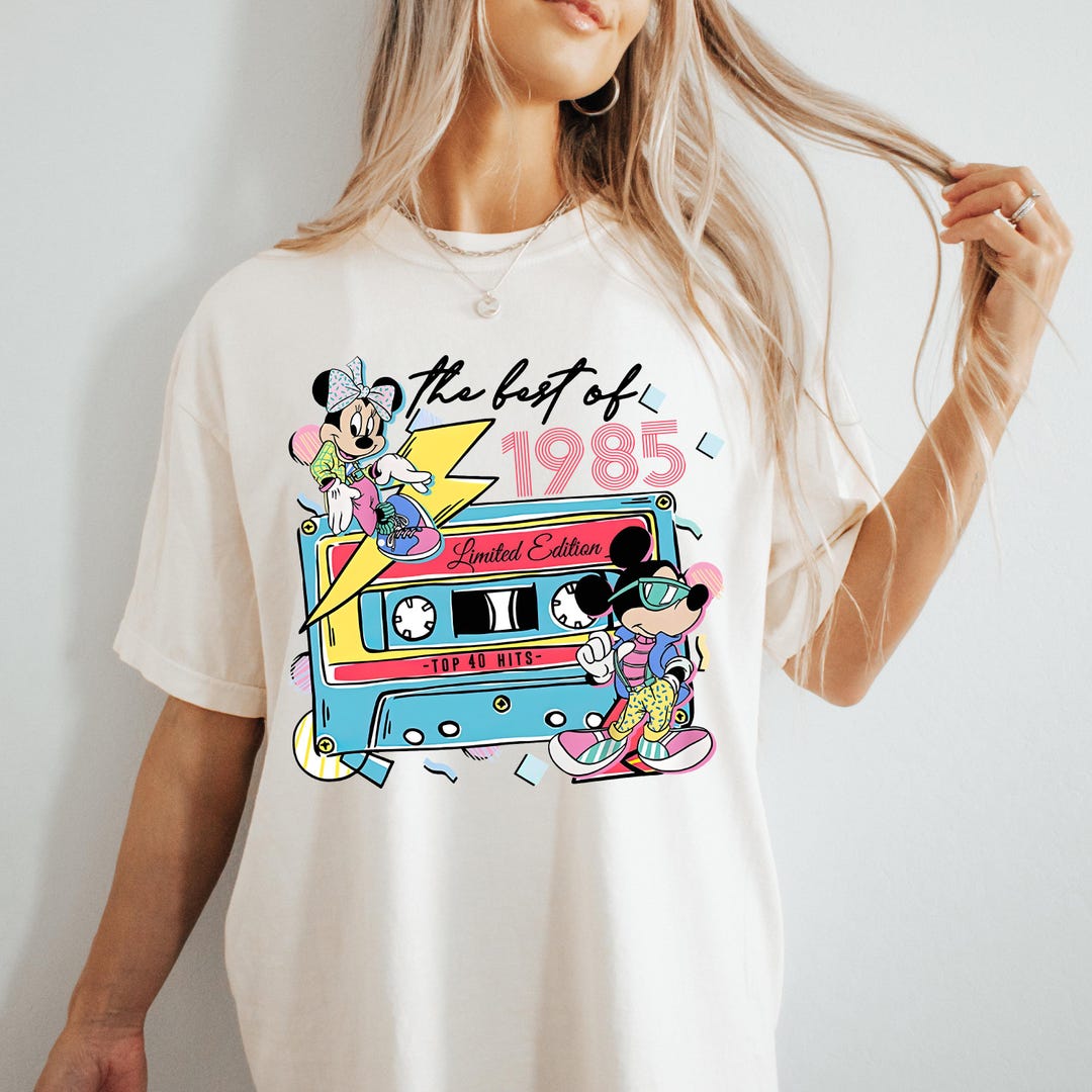 The Best of 1985 Mickey Shirt, Vintage 1985 Mickey and Friends Shirt ...