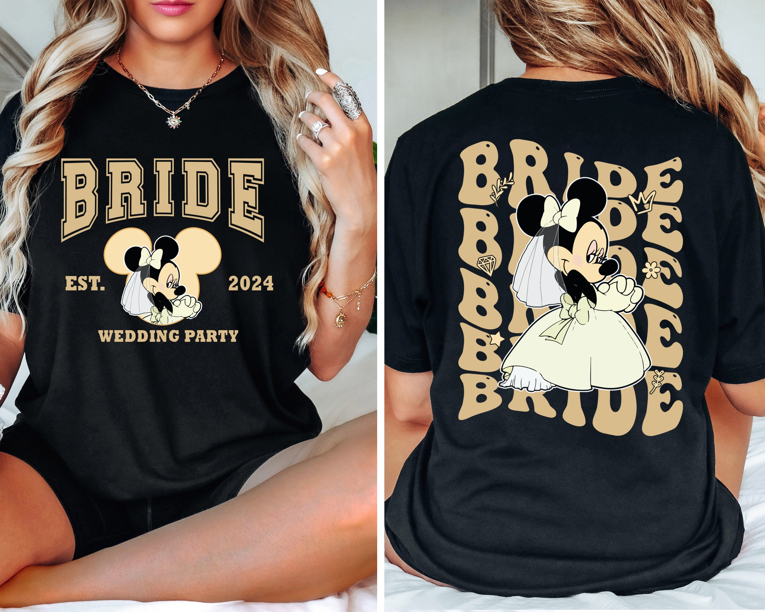 Disney Bride And Groom Shirt Disney Couple Shirt Disneyland Wedding