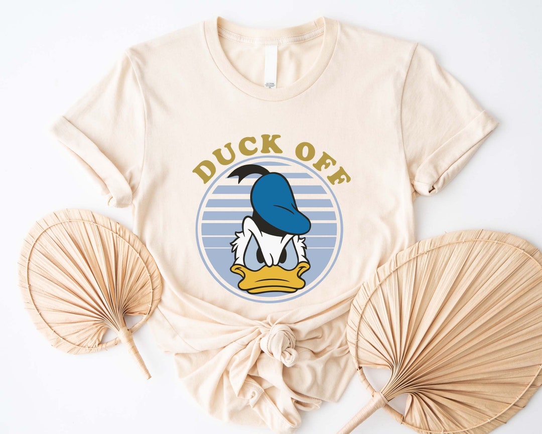 Disney Donald Duck off Shirt, Vintage Donald Duck Tee, Disneyland ...