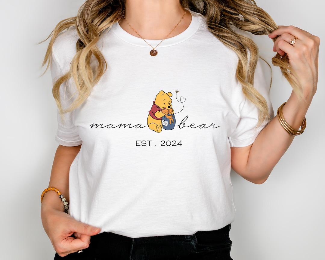 Mama Pooh Bear Shirt, Winnie the Pooh Mothers Days Shirt, Disney Mama ...