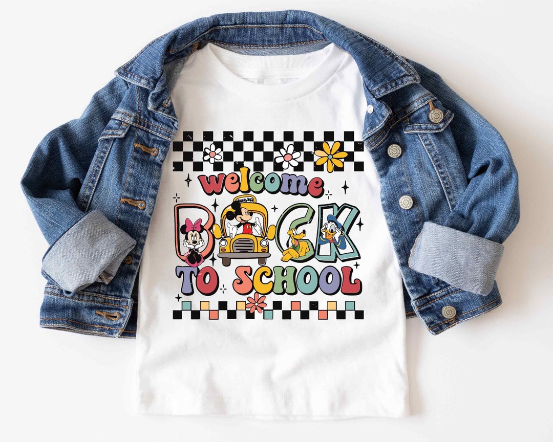 Welcome Back to School Mickey & Co Shirt, Disneyland 1st Grade Shirt ...