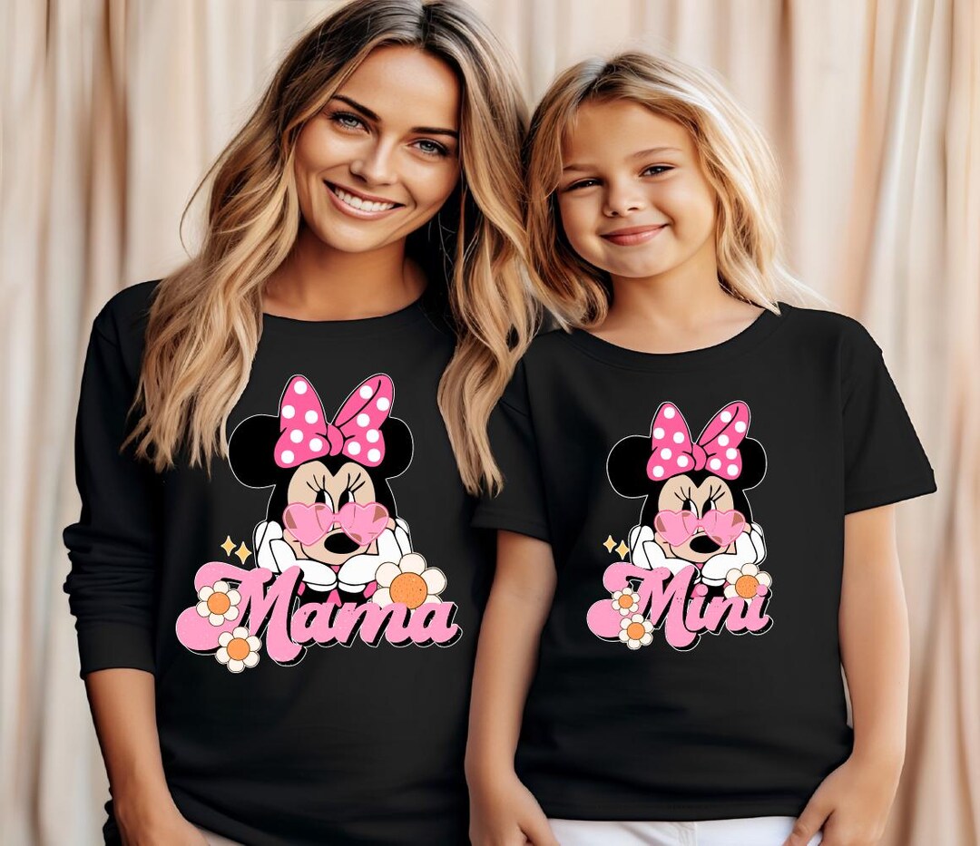 Minnie Mouse Mama Mini Shirt, Mouse Family Matching Shirt, Mama and ...