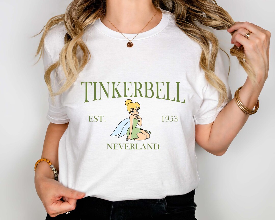 Tinkerbell 1953 Neverland Shirt, Vintage Disney Tinkerbell Shirt, Disney Vacation Tee ...