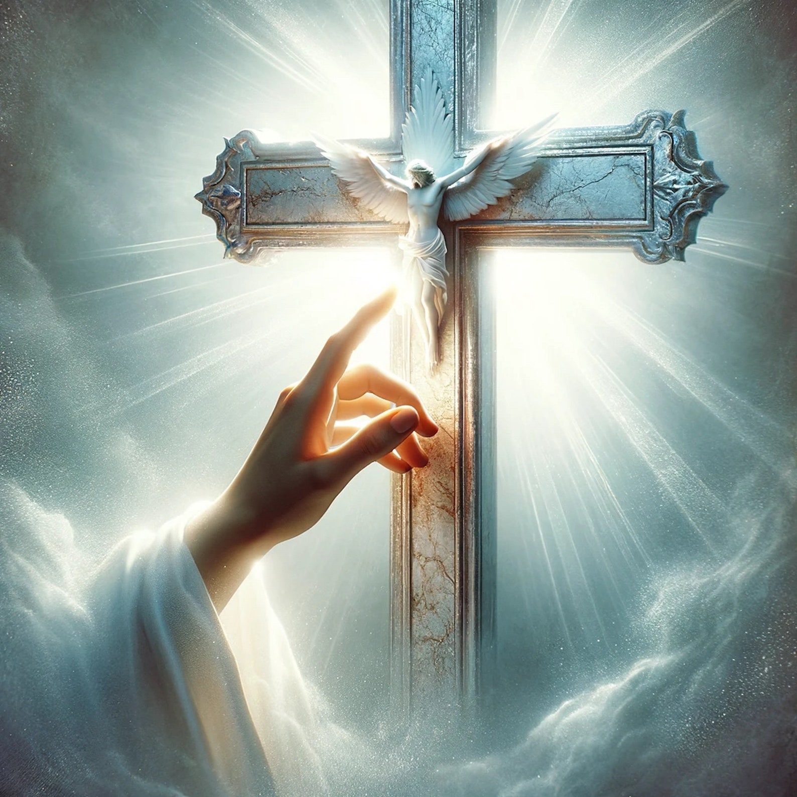 Divine Contact: the Sacred Touch Cross - Etsy Canada