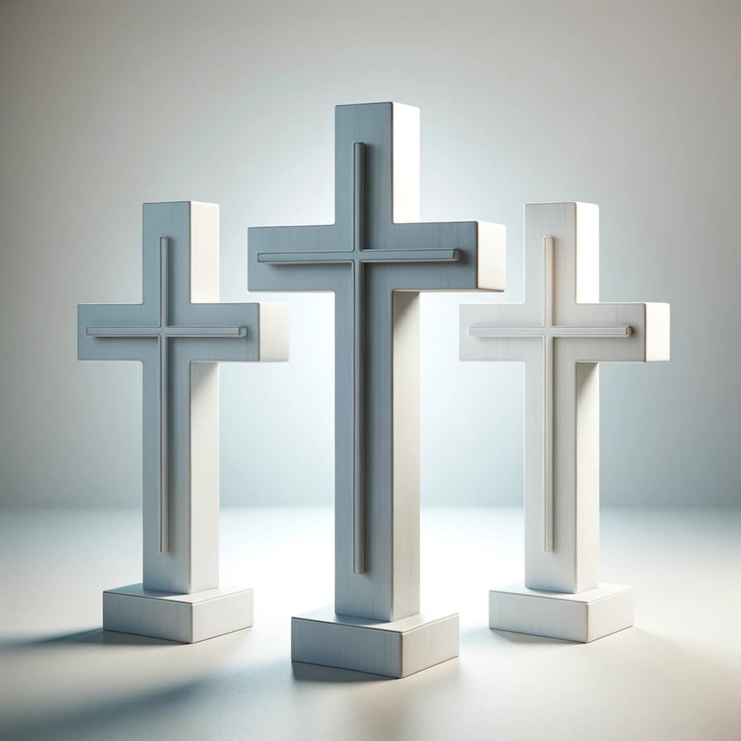 Sanctuary Silhouettes: the Modern Prayer Crosses - Etsy