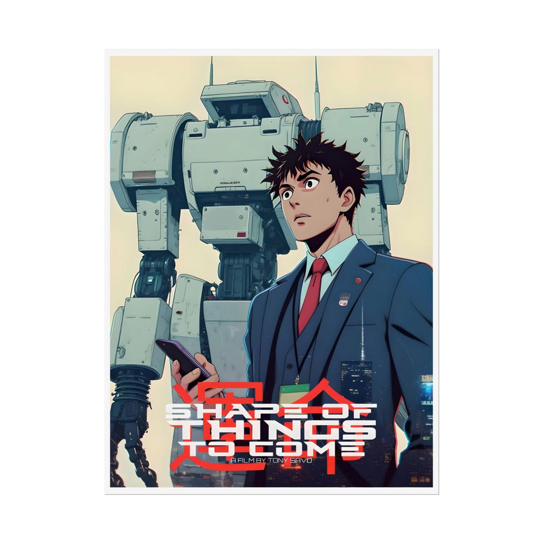 Tommy Timex Shape of Things to Come Retro Sci-fi Movie Poster Anime Art ...